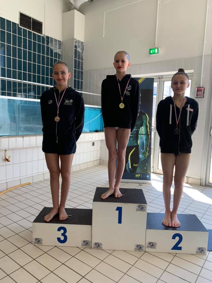 podium solos – La natation artistique à Lyon
